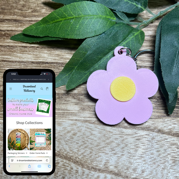 Flower Smart Keychain – Dreamland Stationery